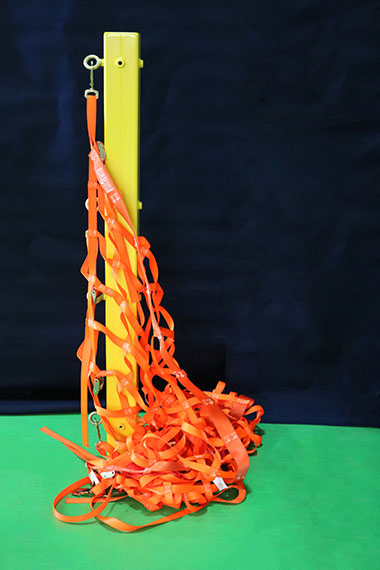 Existing Bollard Loading Dock Safety Net | US Netting